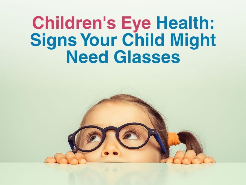 Children’s Eye Health: Signs Your Child Might Need Glasses ...